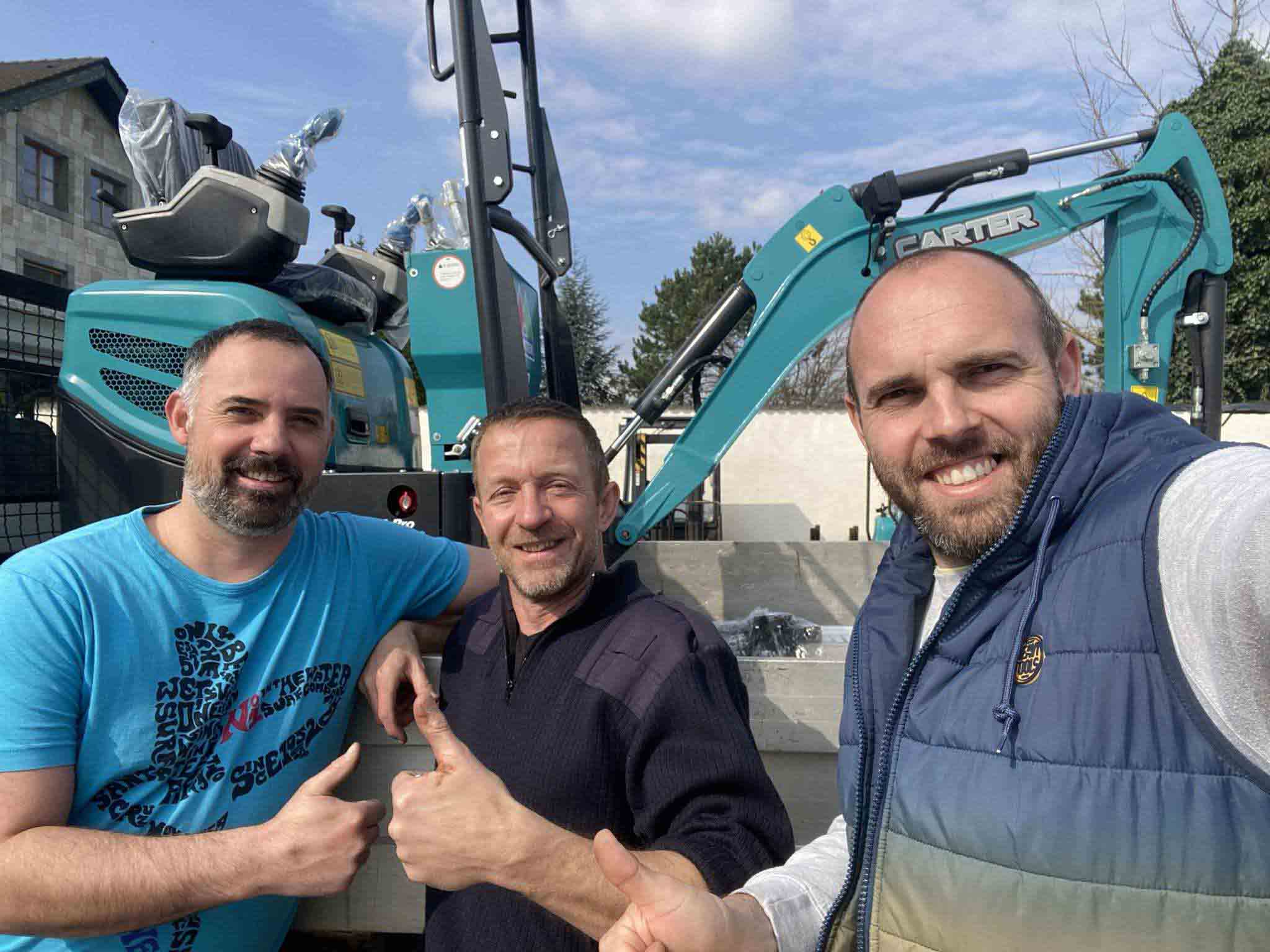 High-quality Carter excavators have arrived in Western Europe ...